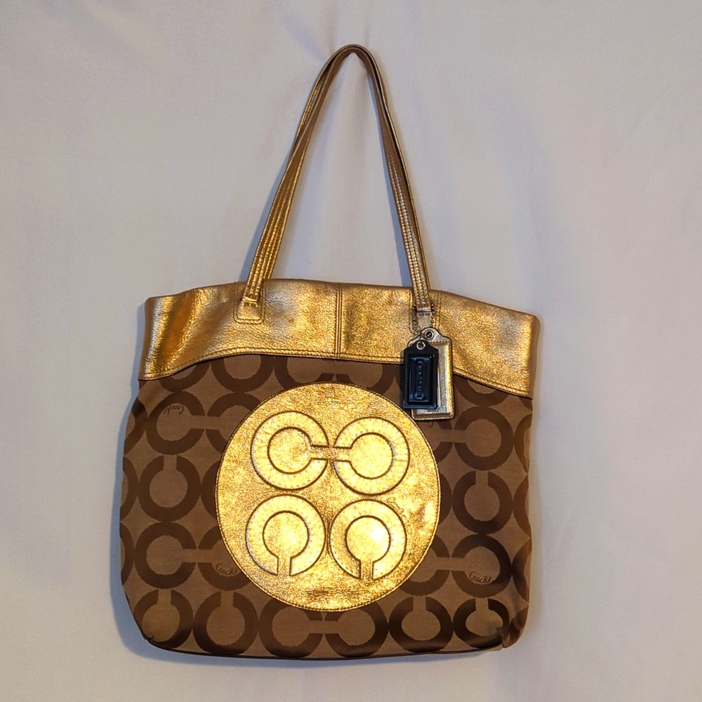 Coach Pop Art Tote Bag - Gem